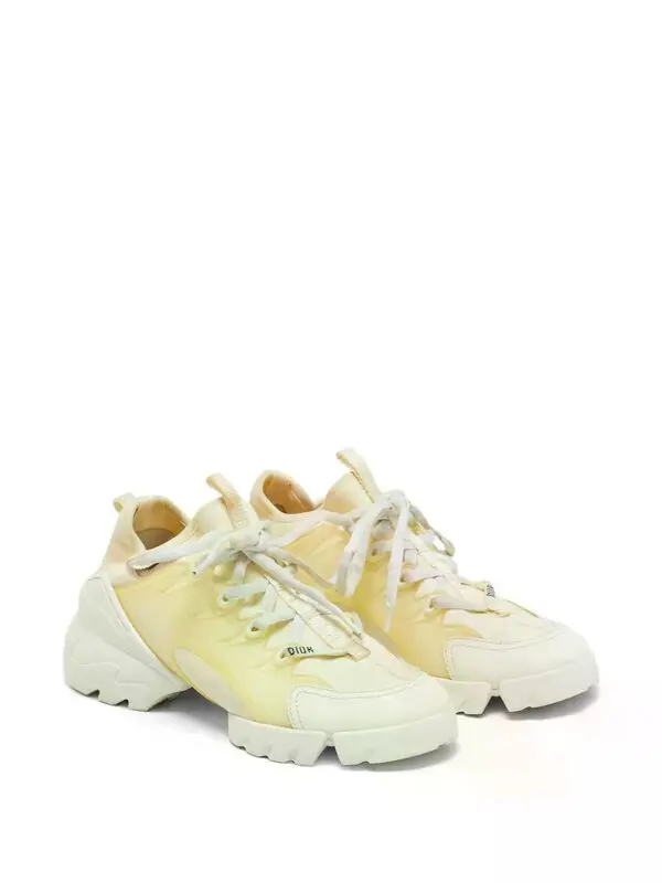Dior D-connect Lace-up Sneakers - Neutrals