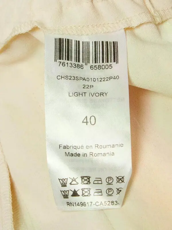 See By Chloé Light Ivory Elastic Waist Trousers