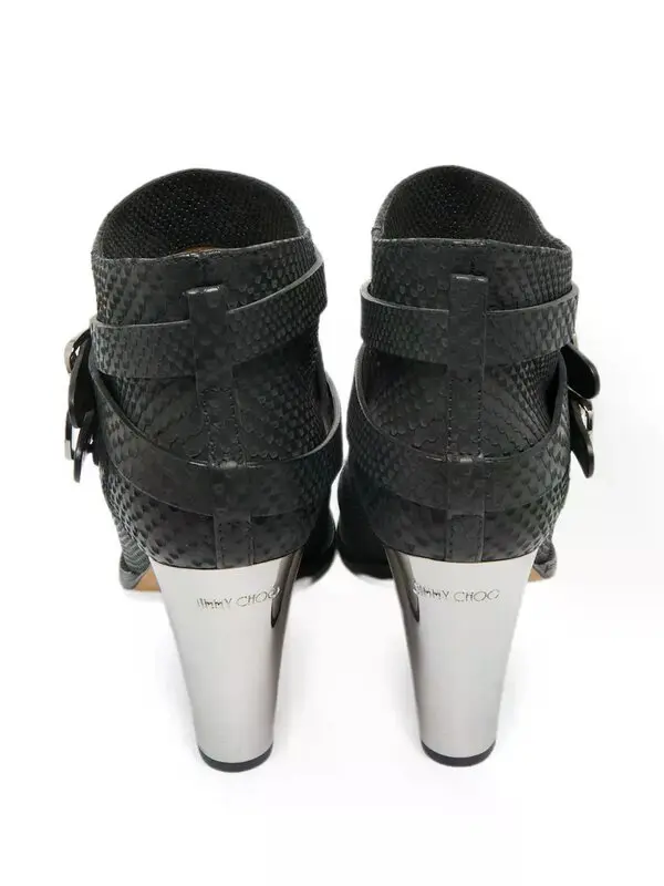 JIMMY CHOO Marlin Python-embossed Ankle Boots