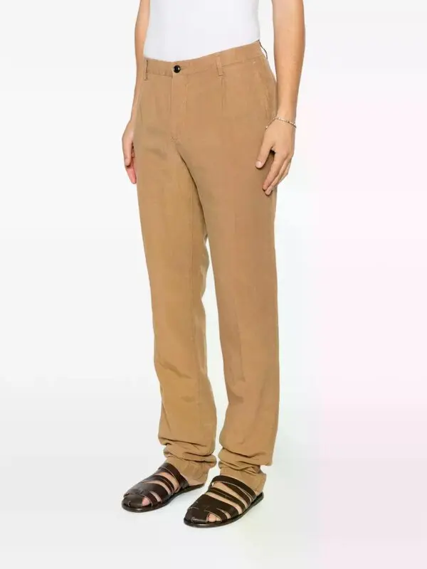 Pal Zileri Pleated-front Slim-fit Chinos