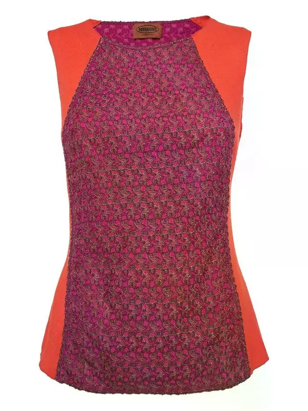 Missoni Sleeveless Paneled Top