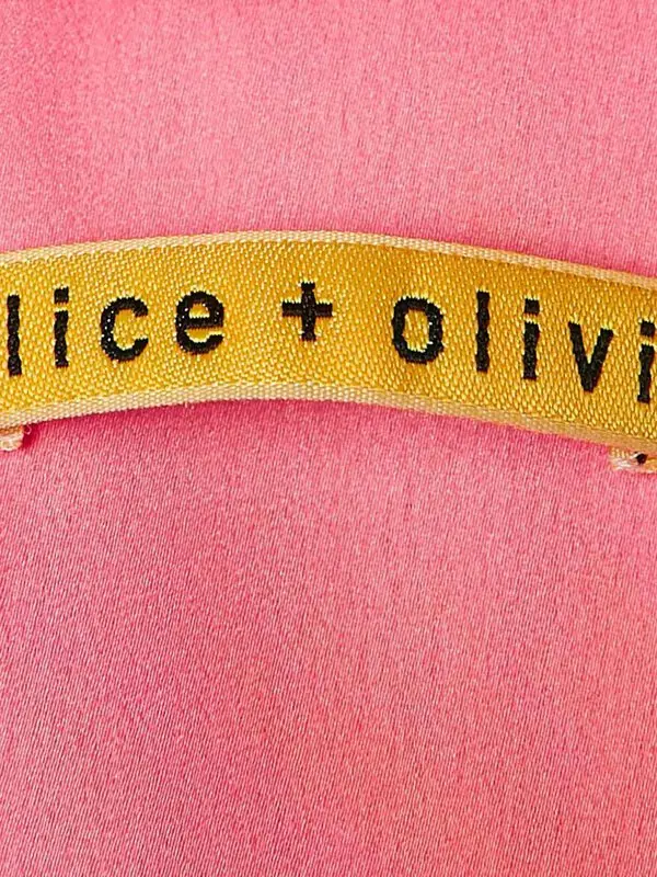 Alice + Olivia Pleated Midi Dress
