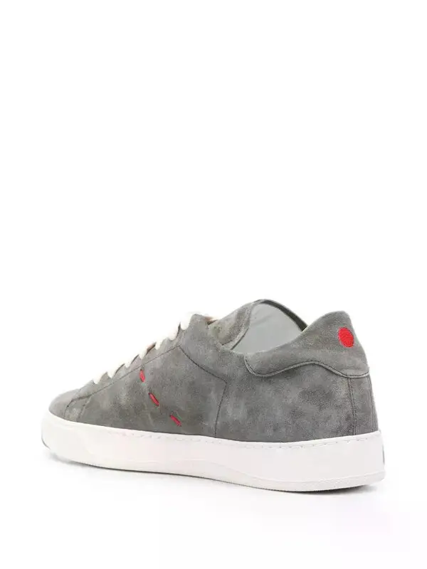 Kiton Suede Lace-up Sneakers - Grey