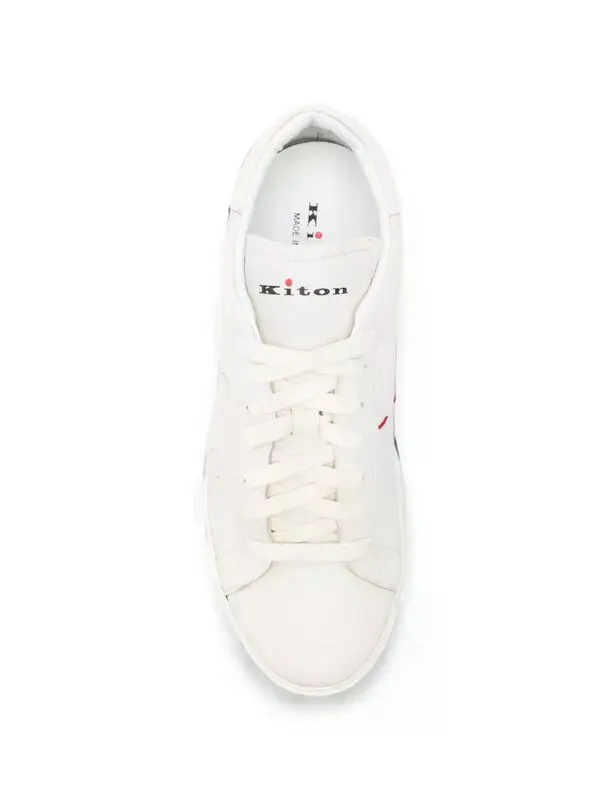 Kiton Leather Sneakers