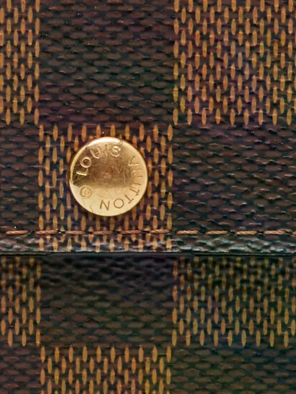 LOUIS VUITTON Sarah Damier Ebene Wallet - Brown