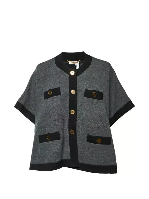 Moschino Button-front Cape Cardigan
