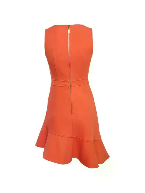 LOUIS VUITTON Sleeveless Ruffled Mini Dress