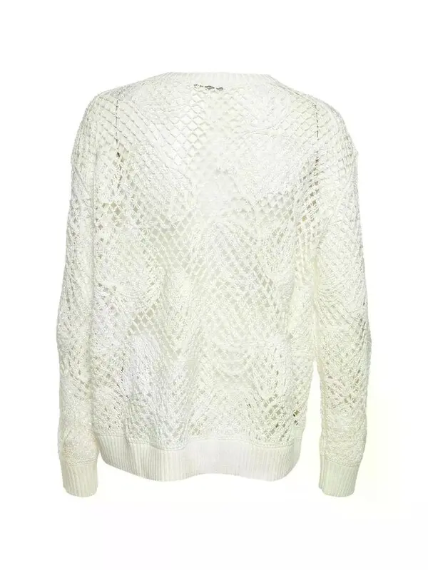 Max Mara Open-knit Sweatshirt