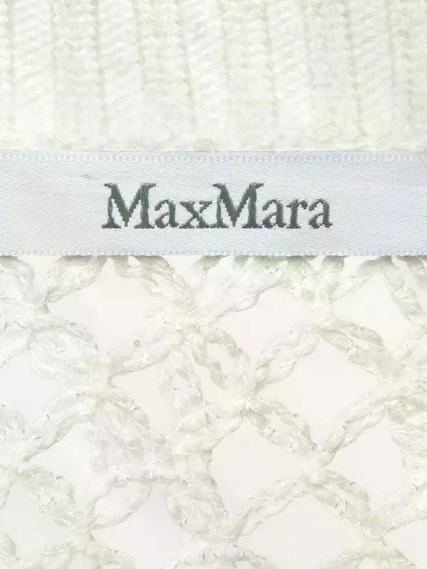 Max Mara Open-knit Sweatshirt