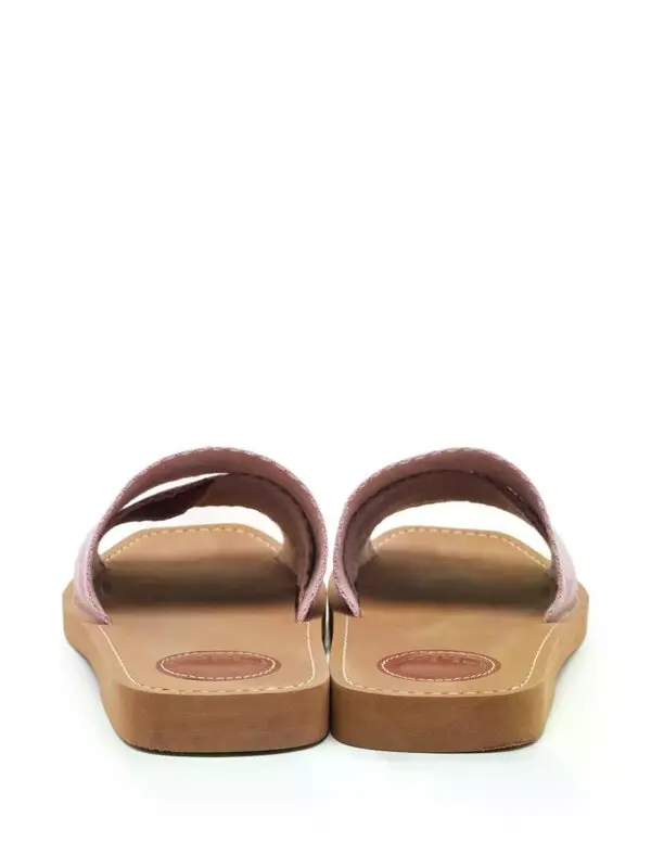 Chloé Woody Logo-canvas Slides