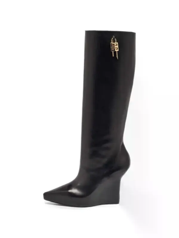 Givenchy Shark Lock Wedge Boots