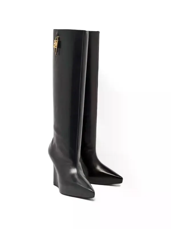 Givenchy Shark Lock Wedge Boots