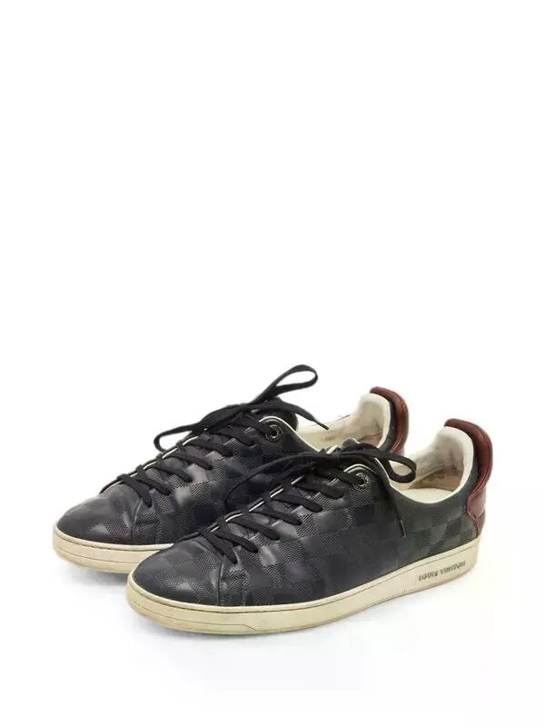 LOUIS VUITTON Frontrow Damier Ebene Sneakers - Black