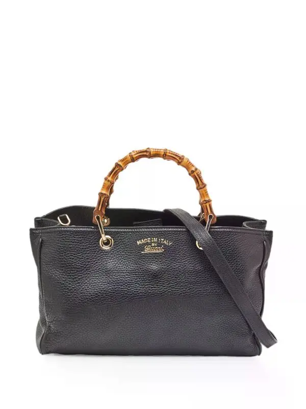 Gucci Bamboo Shopper Tote Bag - Black