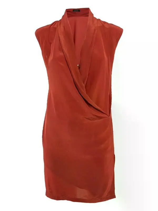 ALLSAINTS Sleeveless V-neck Wrap Detail Mini Dress