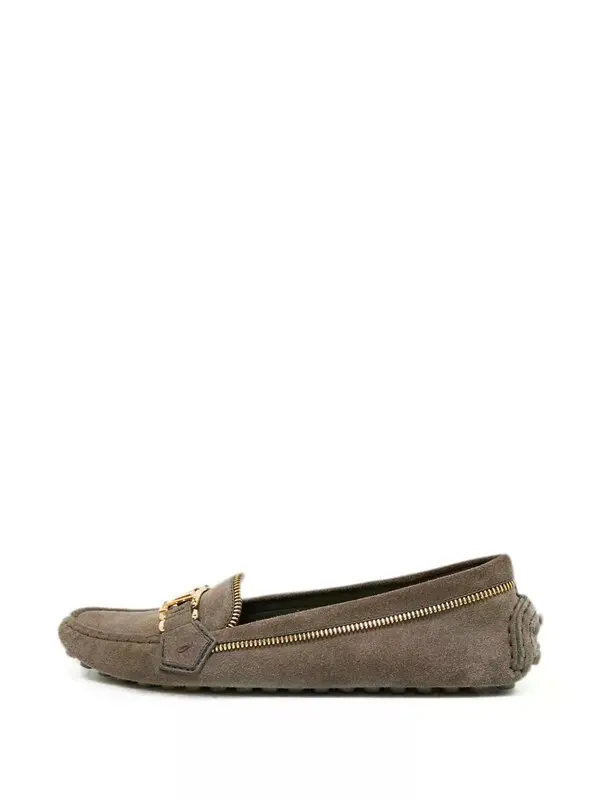 LOUIS VUITTON Zip-detail Loafers