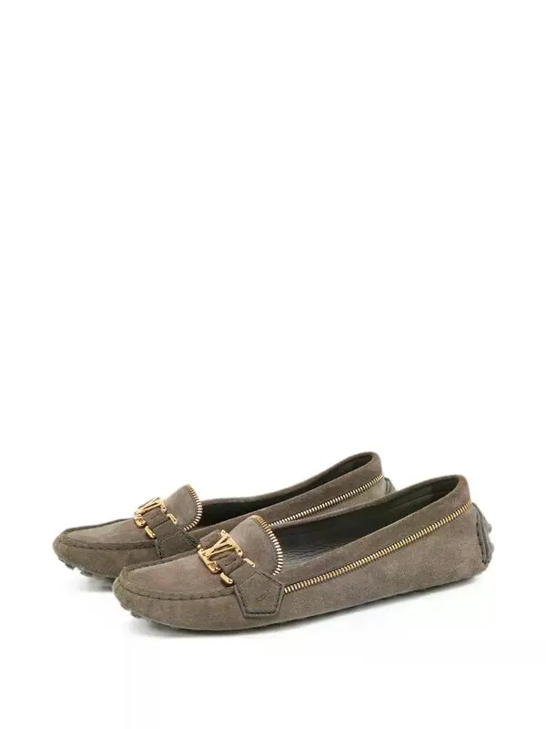 LOUIS VUITTON Zip-detail Loafers