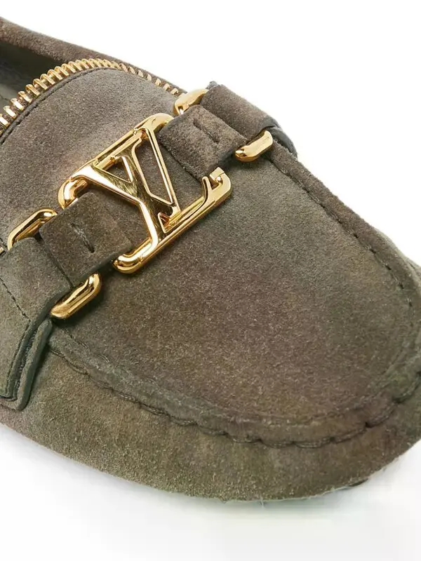 LOUIS VUITTON Zip-detail Loafers