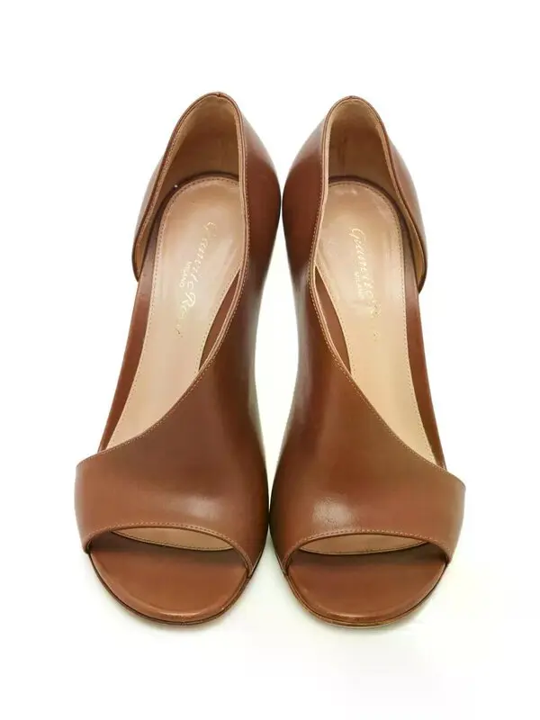 GIANVITO ROSSI Open-toe Cut-out Ankle Boots