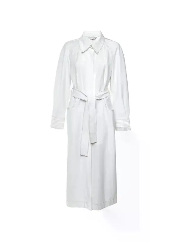 Max Mara Belted Denim Coat