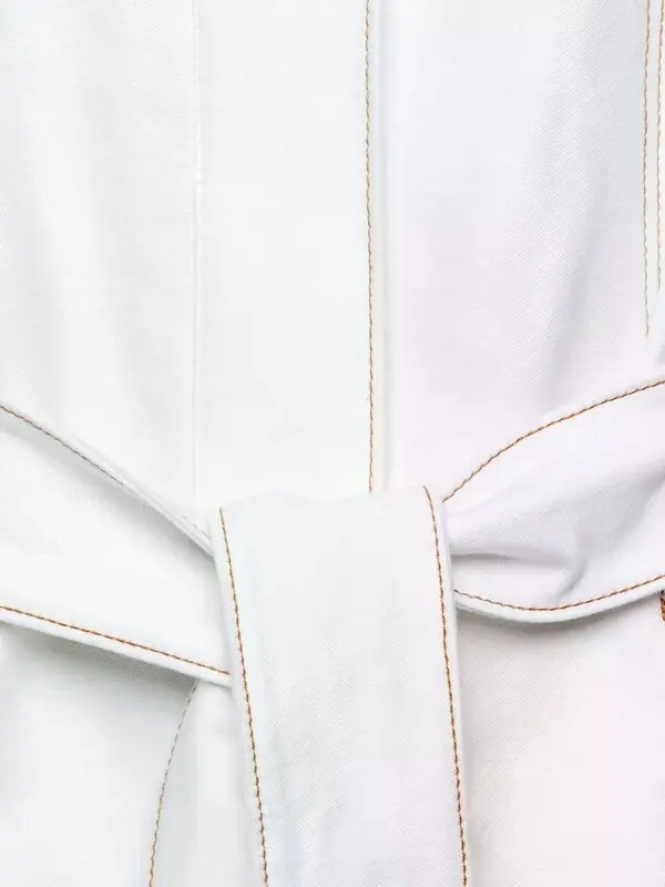 Max Mara Belted Denim Coat