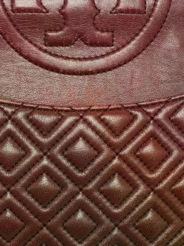 Tory Burch Fleming Quilted Shoulder Bag - Red