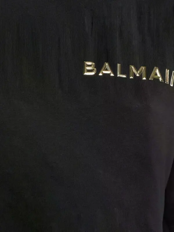 Balmain Logo Embossed T-shirt