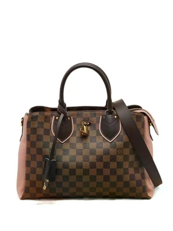 LOUIS VUITTON Damier Ebene Normandy Tote Bag - Brown