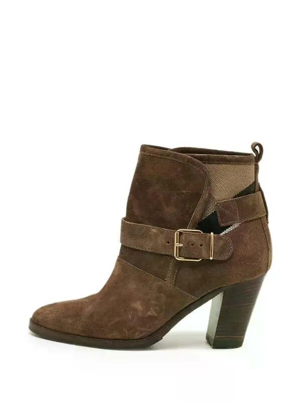 Burberry Larina Buckled Ankle Boots