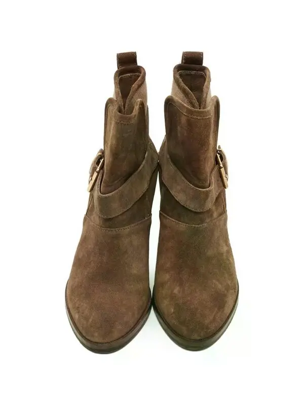 Burberry Larina Buckled Ankle Boots