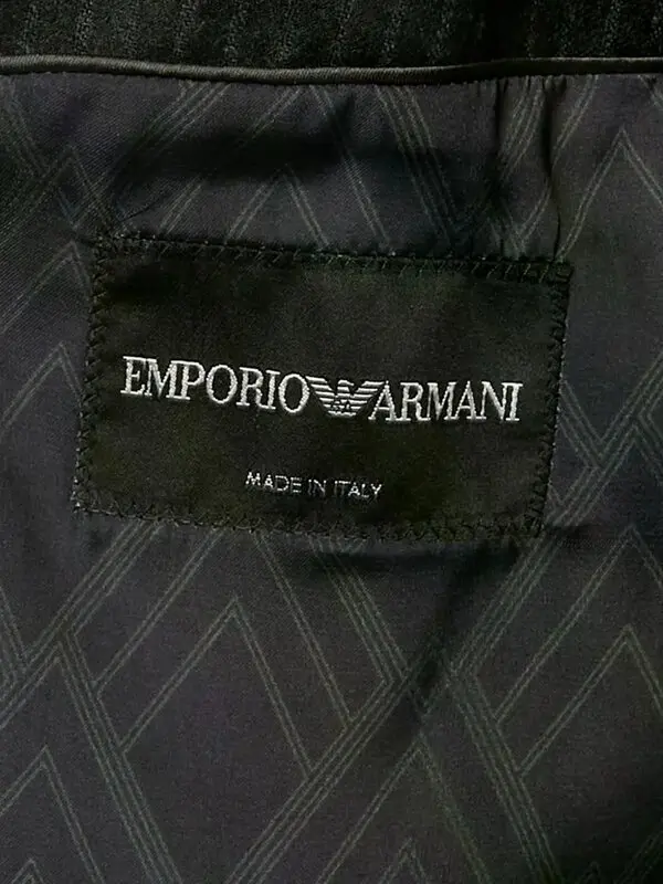 Emporio Armani Pinstripe-print Blazer