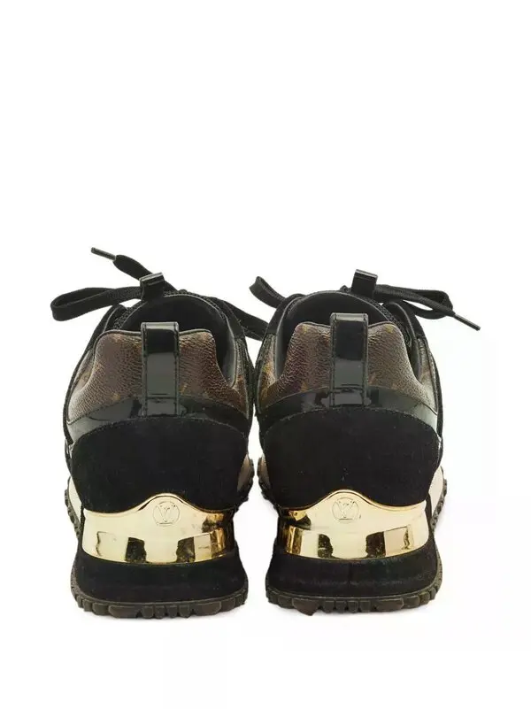 LOUIS VUITTON Run Away Monogram Sneakers - Black