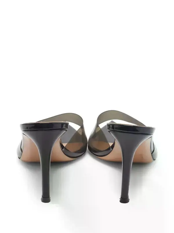GIANVITO ROSSI Elle Pointed-toe Sandals - Black