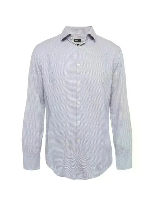 BOSS Check-pattern Slim-fit Shirt