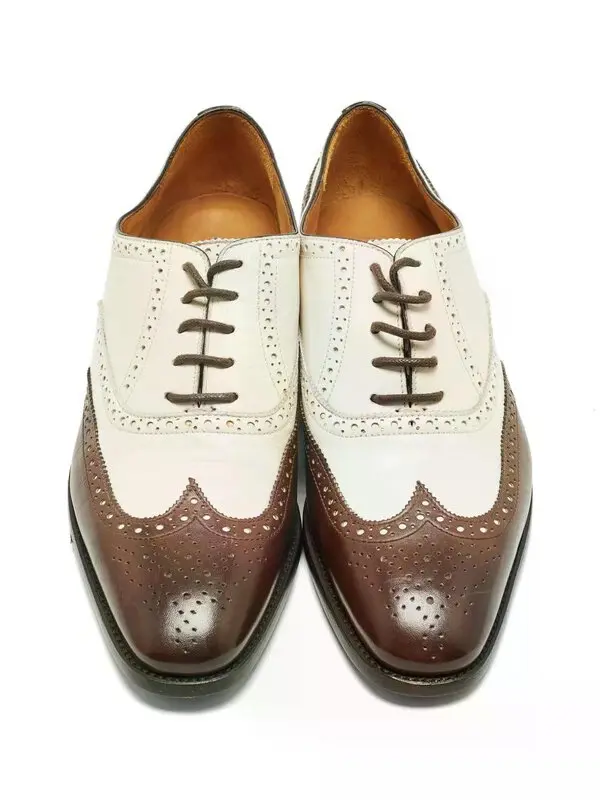 Ralph Lauren Two-tone Leather Oxford Shoes