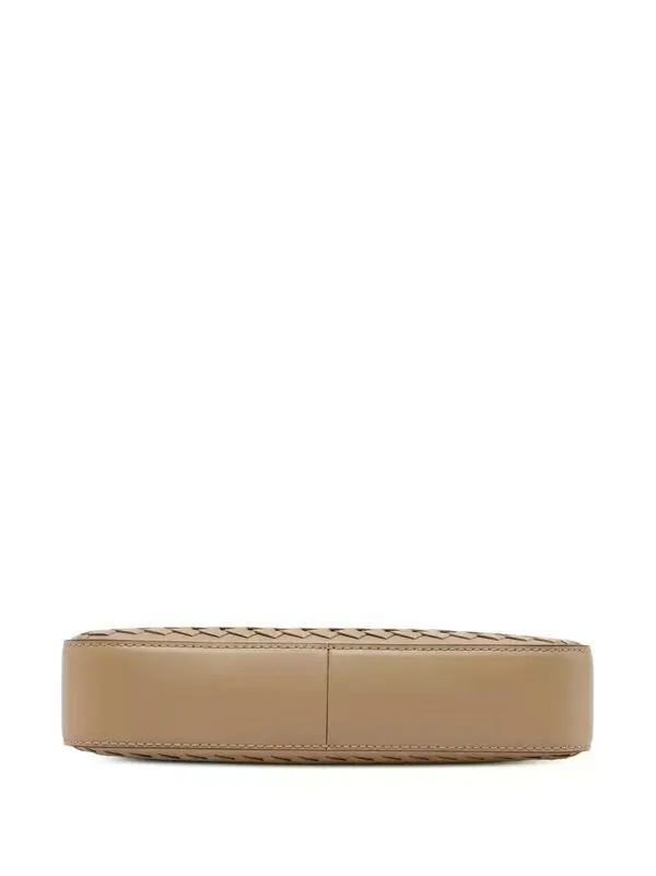 Michael Kors Empire Woven Leather Shoulder Bag