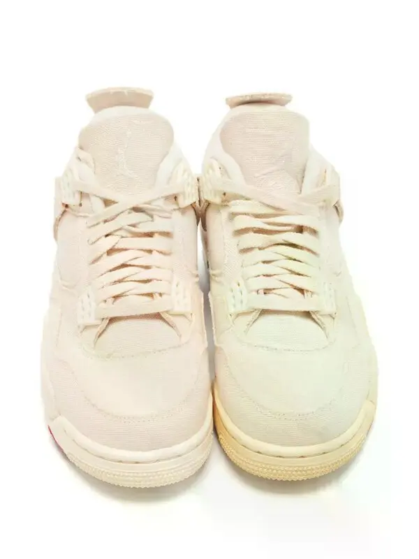 JORDAN 4 Retro "blank" Sneakers - Neutrals