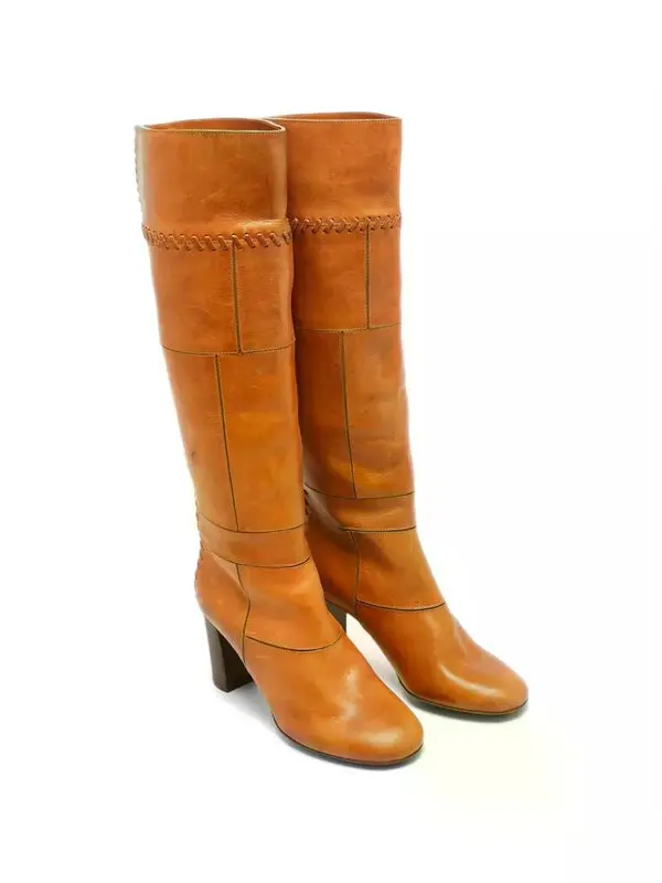 Chloé Patchwork Knee-length Boots