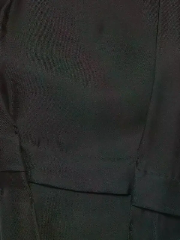 LOUIS VUITTON Silk Pleated Blouse