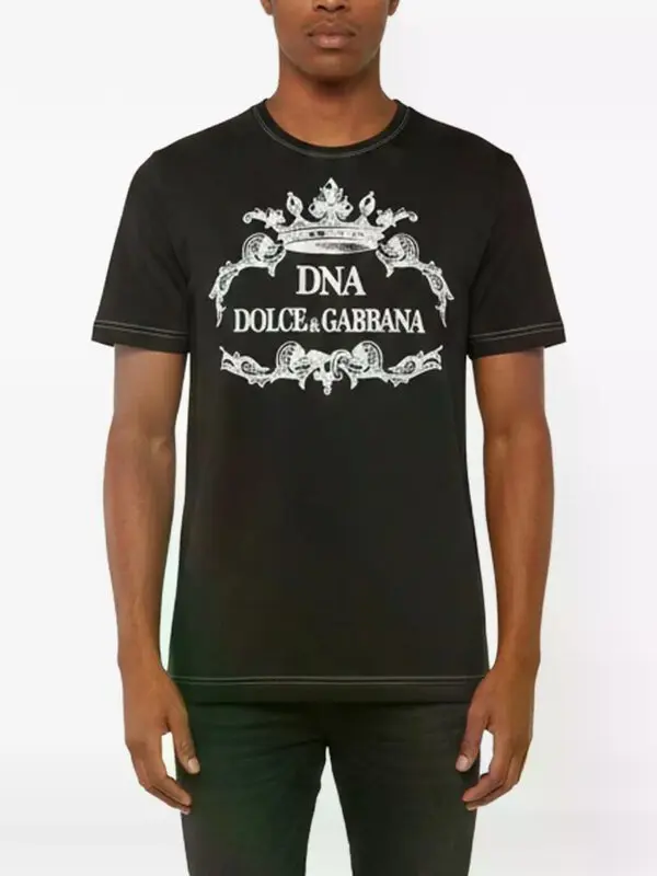 Dolce & Gabbana Dna Logo-print T-shirt