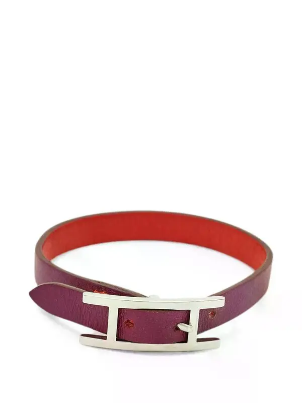 Hermès Reversible Leather Bracelet
