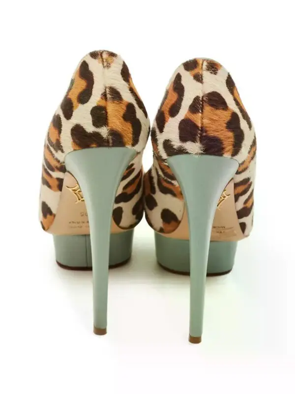CHARLOTTE OLYMPIA Dolly Leopard-print Pumps