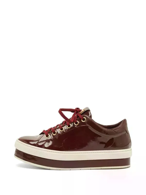 LOUIS VUITTON Lace-up Platform Sneakers