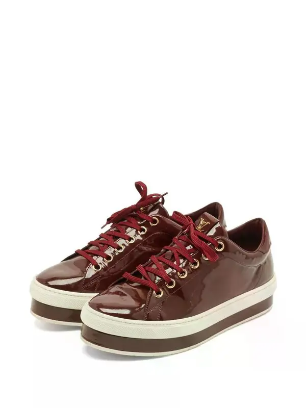 LOUIS VUITTON Lace-up Platform Sneakers