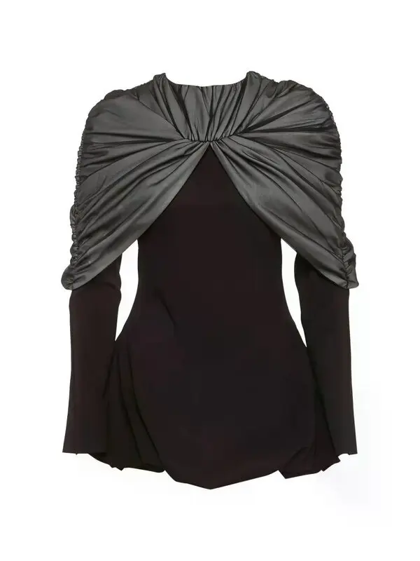 CHATS BY C.DAM Draped Aether Dress