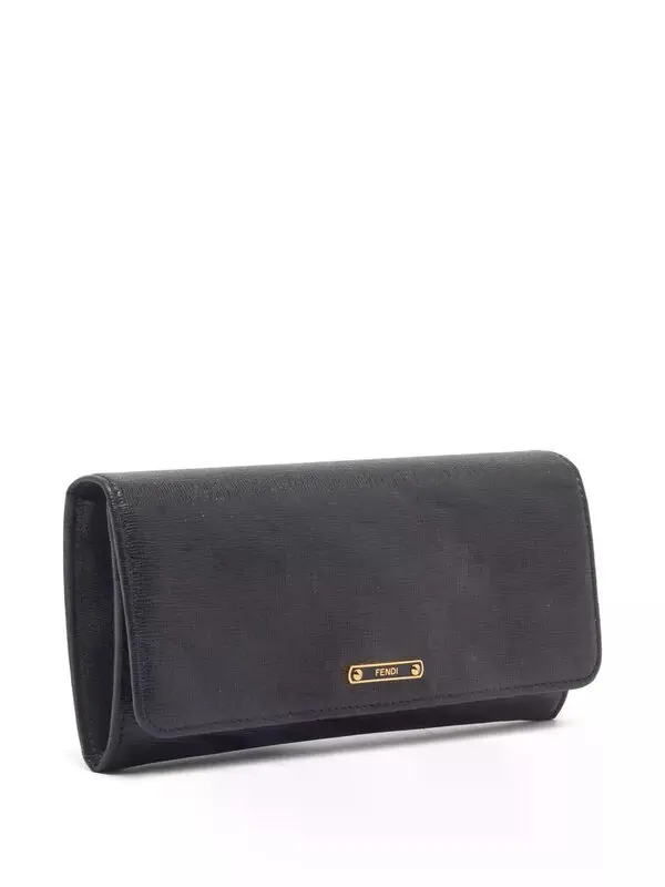 Fendi 2013 Logo-plaque Wallet
