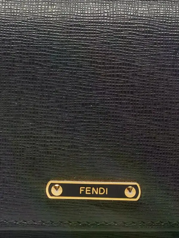 Fendi 2013 Logo-plaque Wallet