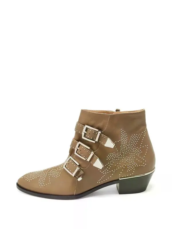 Chloé Susanna Buckled Ankle Boots