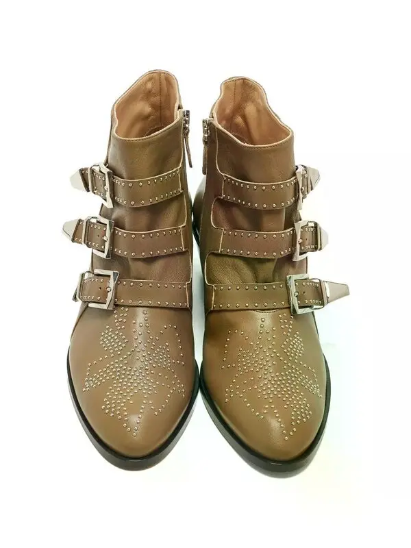 Chloé Susanna Buckled Ankle Boots