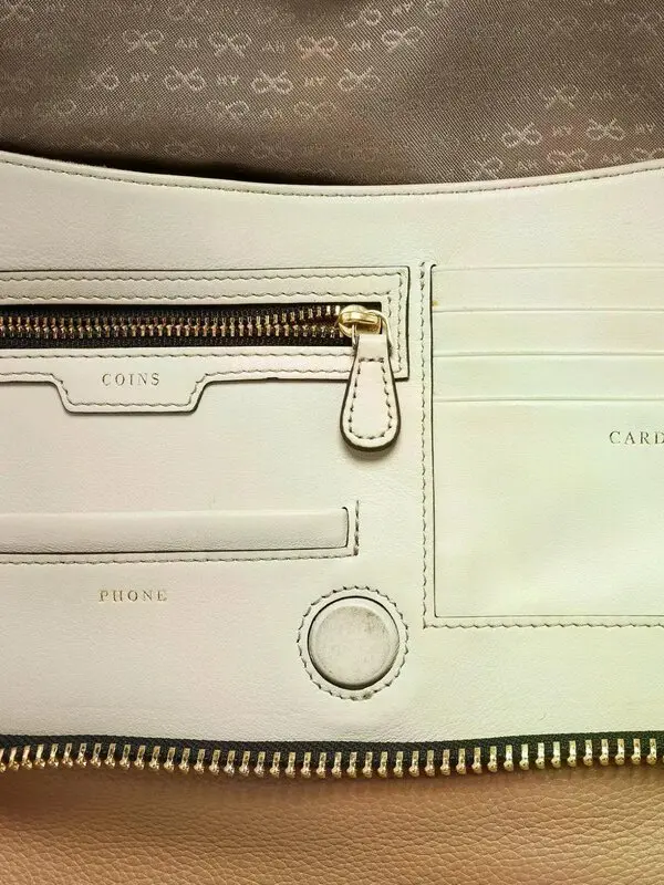 ANYA HINDMARCH Leather Shoulder Bag - Brown